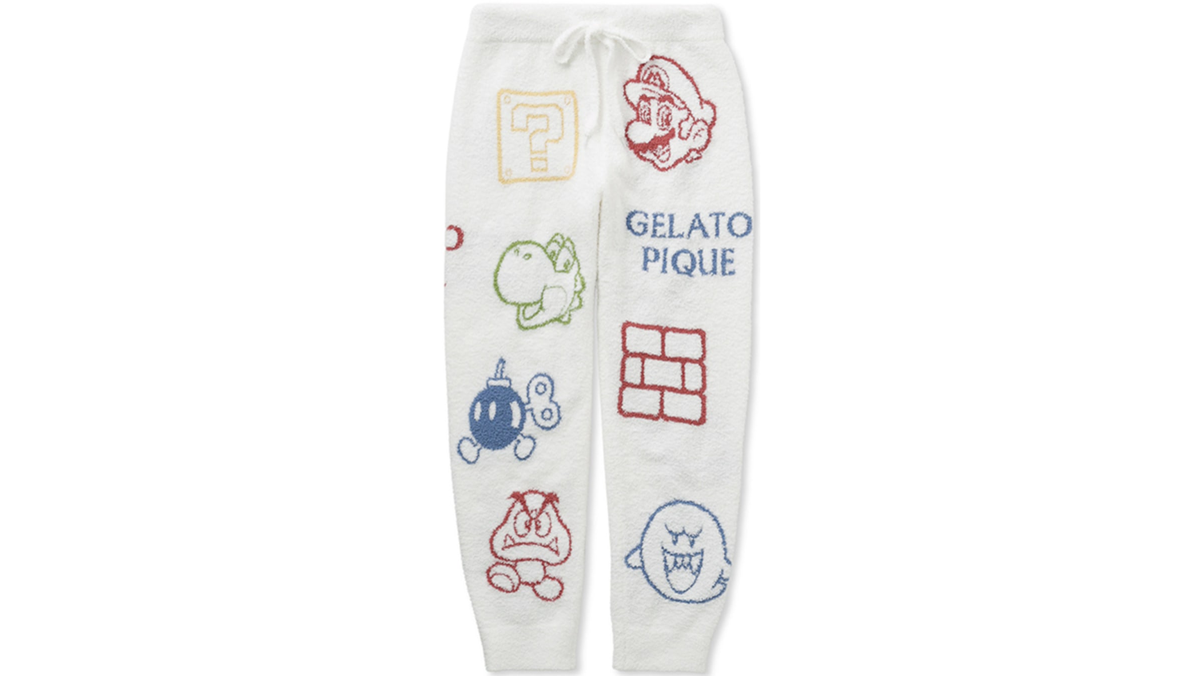 2024【SUPER MARIO™️】【WOMEN'S】Baby Moco Character Patterned Jacquard Long Pants - Nintendo ...